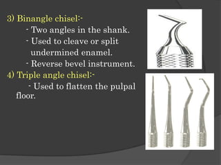 Hand instruments in operative dentistry | PPTX