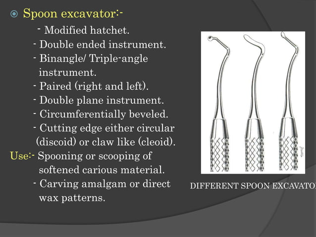 Hand instruments in operative dentistry | PPTX