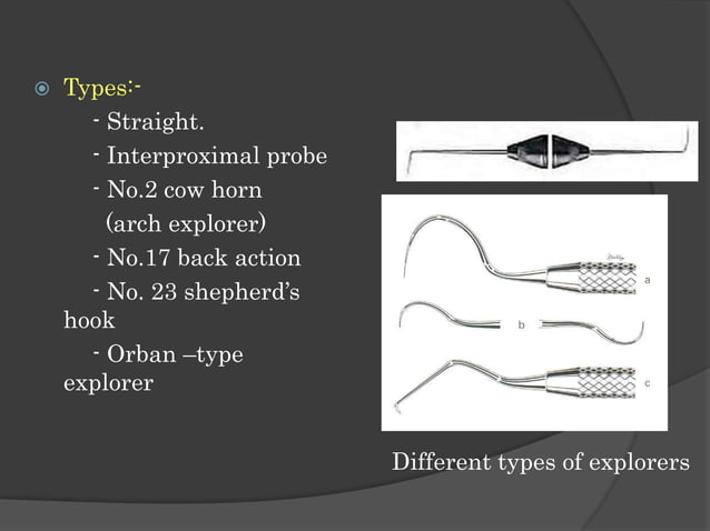 Hand instruments in operative dentistry | PPTX