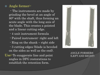 Angle Former Dental Instrument