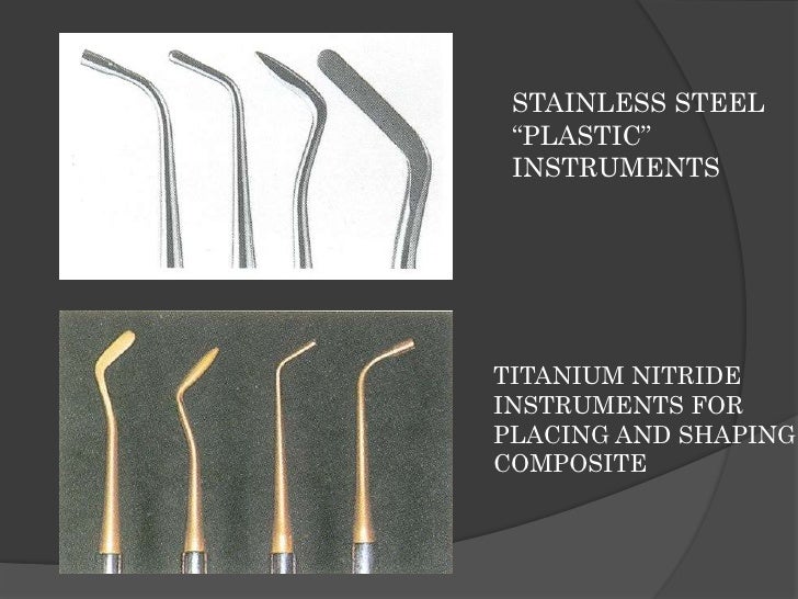 Hand instruments in operative dentistry