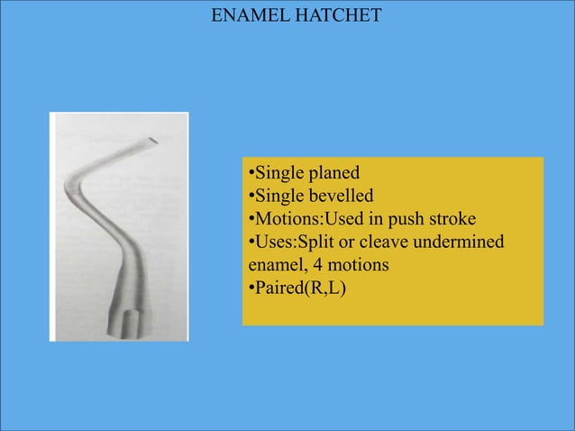 Hand instruments in operative dentistry | PPT