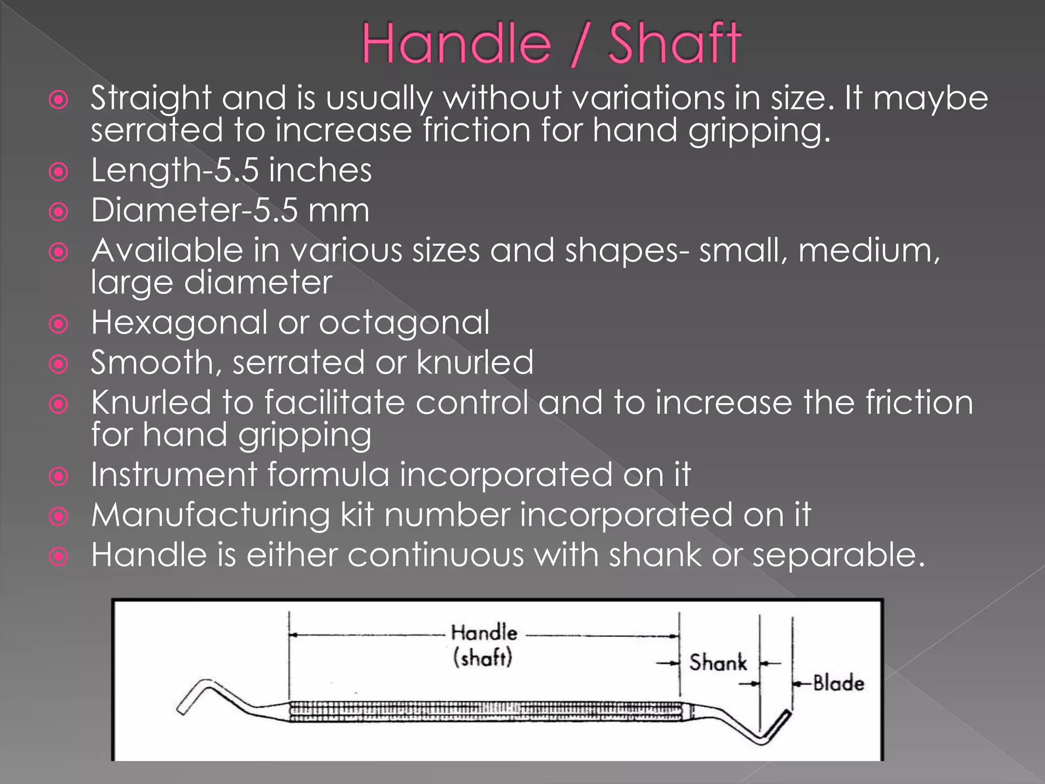 Hand instruments in operative dentistry | PPTX