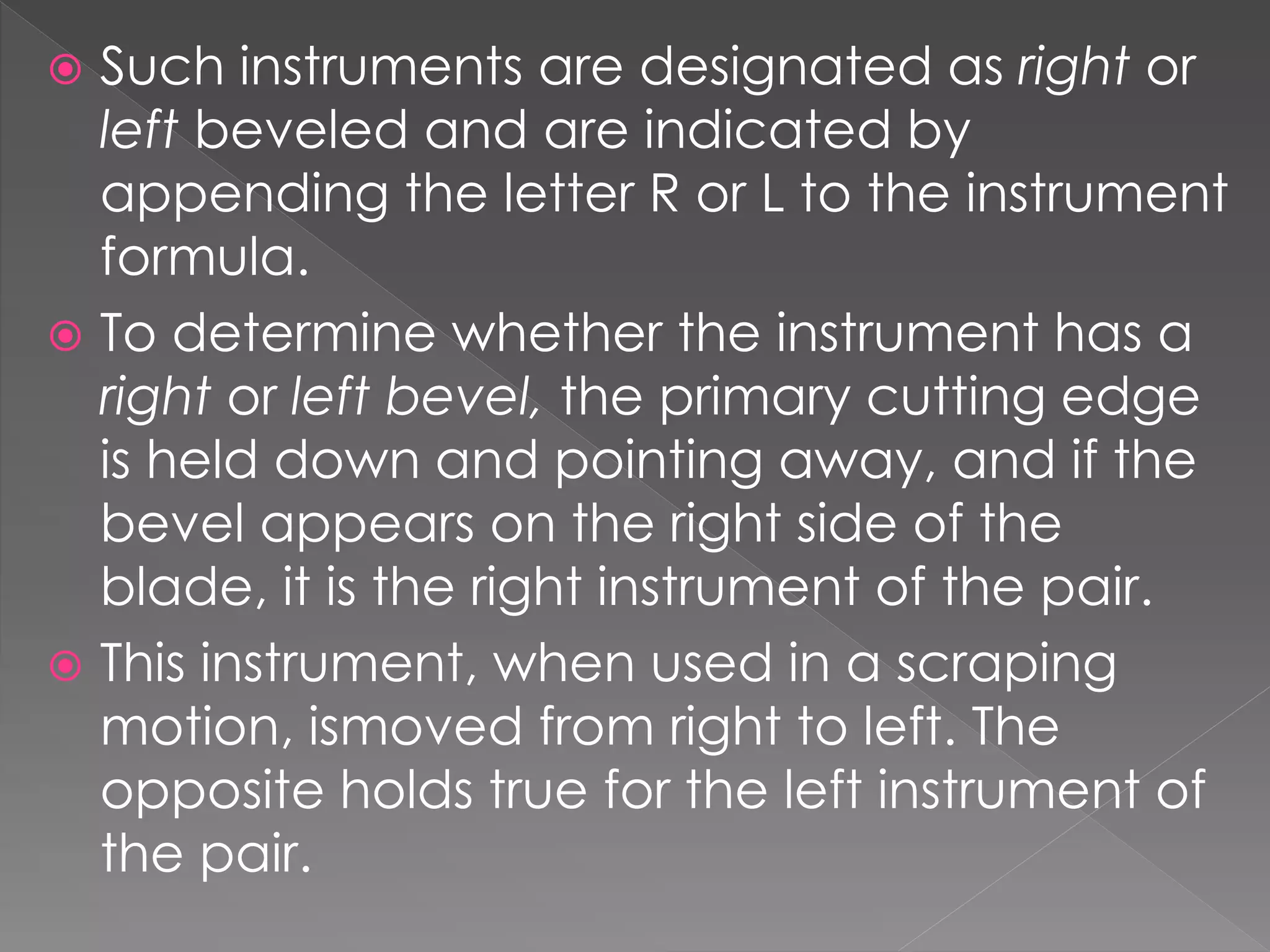 Hand instruments in operative dentistry | PPTX