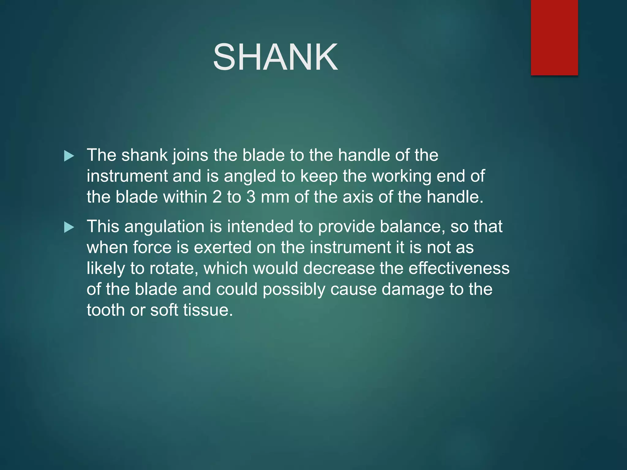 Hand instruments in operative dentistry 2 nd yr | PPTX