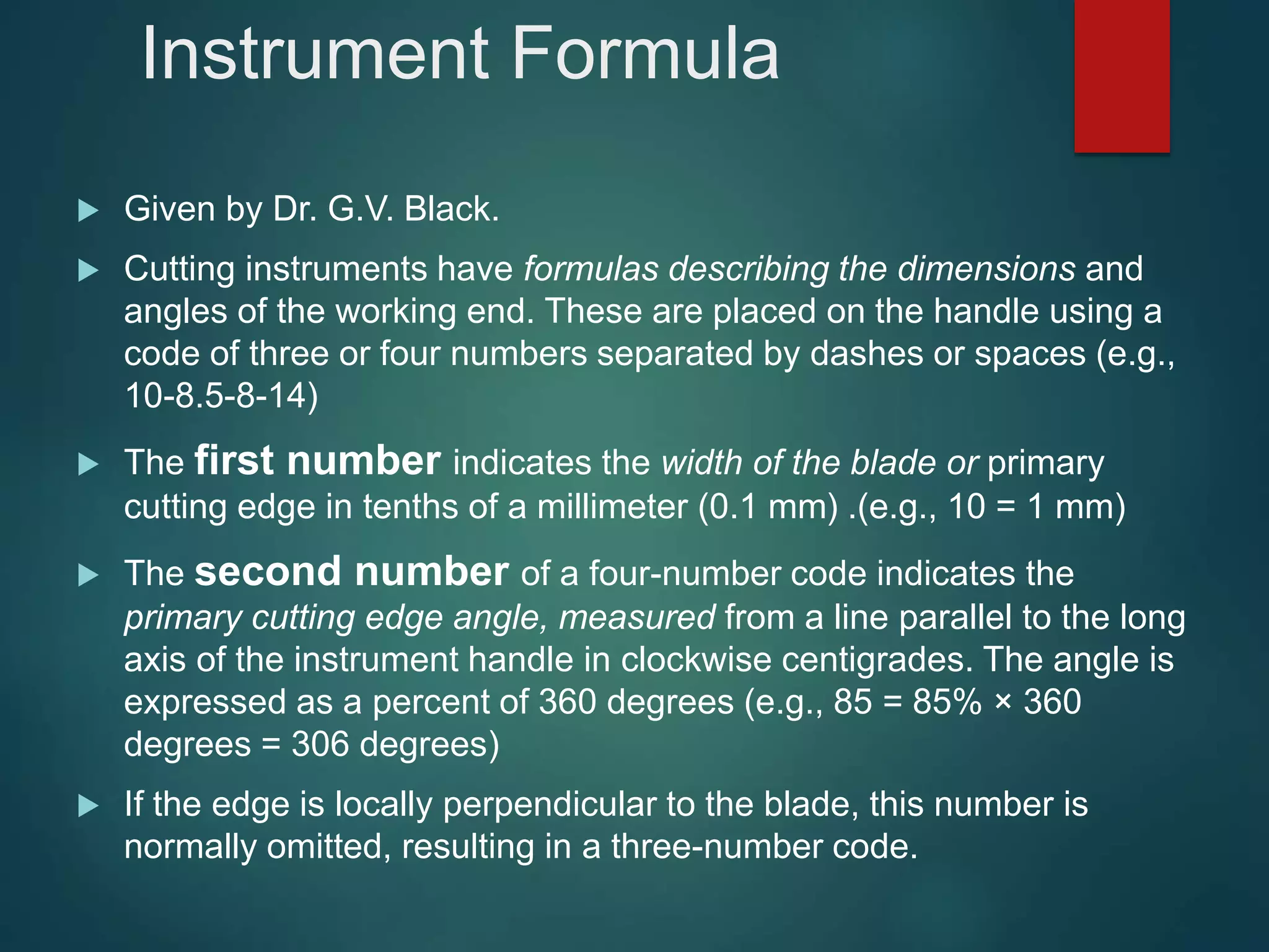 Hand instruments in operative dentistry 2 nd yr | PPTX