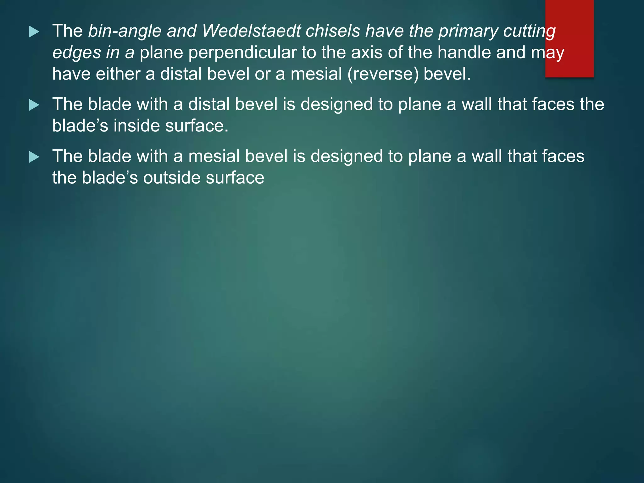 Hand instruments in operative dentistry 2 nd yr | PPTX