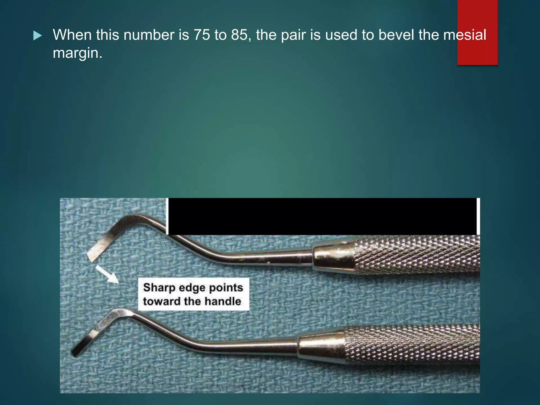Hand instruments in operative dentistry 2 nd yr | PPTX