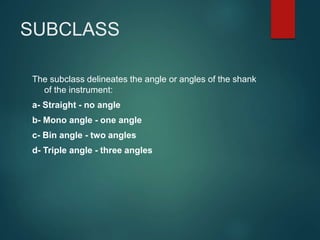 Hand instruments in operative dentistry 2 nd yr | PPTX