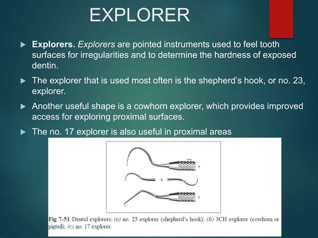 Hand instruments in operative dentistry 2 nd yr | PPTX