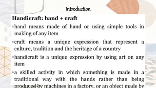 Craft Design Handicrafts Orientation.pptx