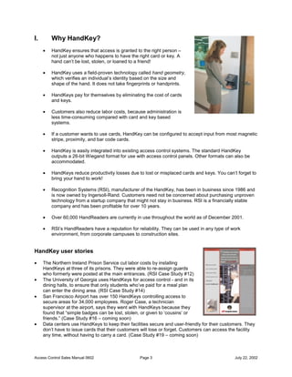 Hand Key Manual | PDF