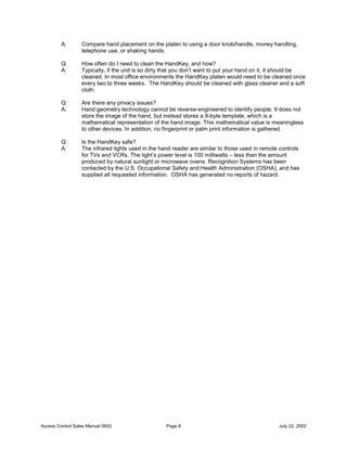 Hand Key Manual | PDF