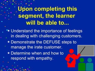 Handle Irate Customers | PPT