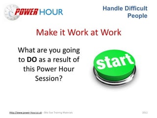 Handle difficult people | PPTX