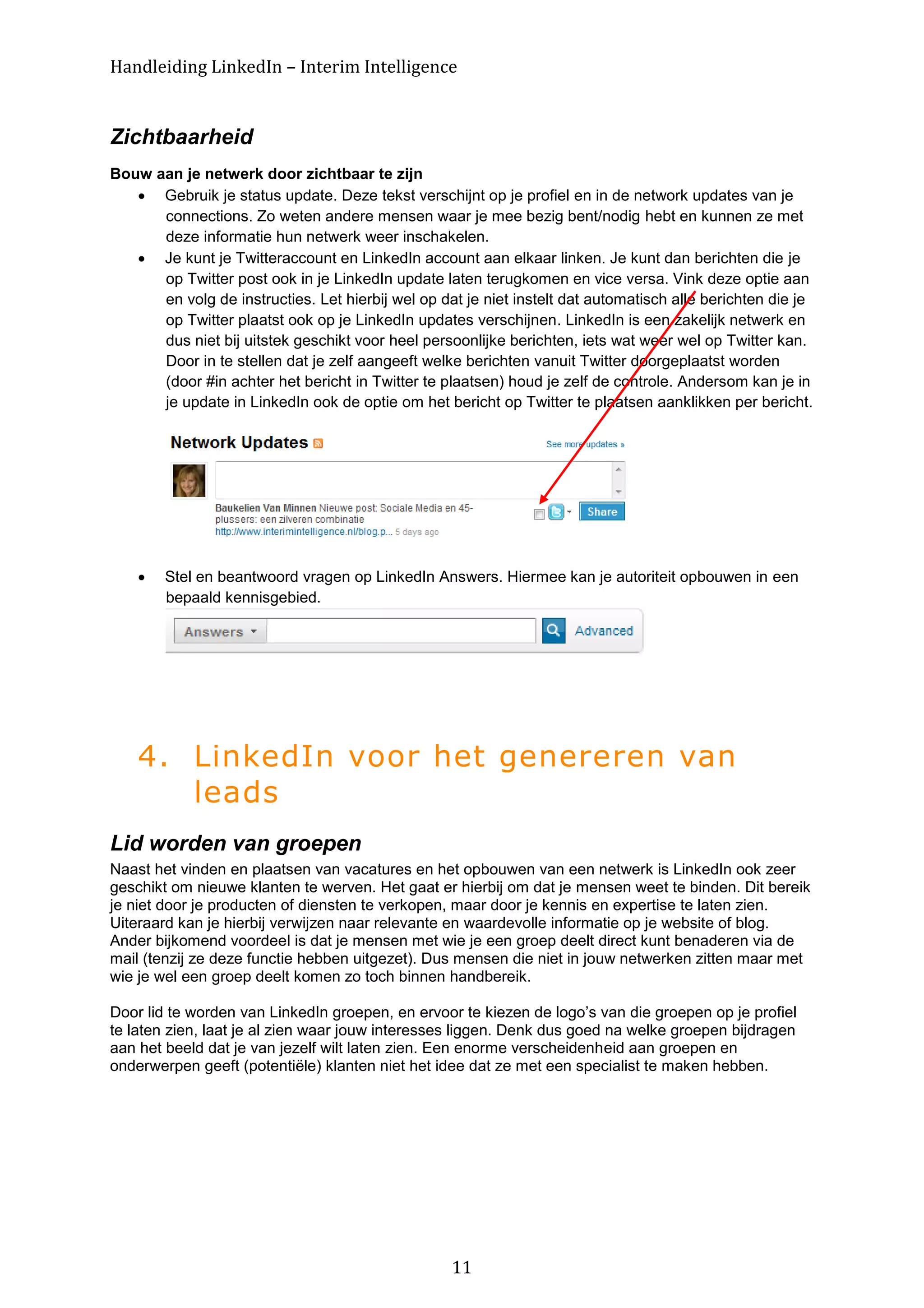 Handleiding%20 linkedin%20ii | PDF