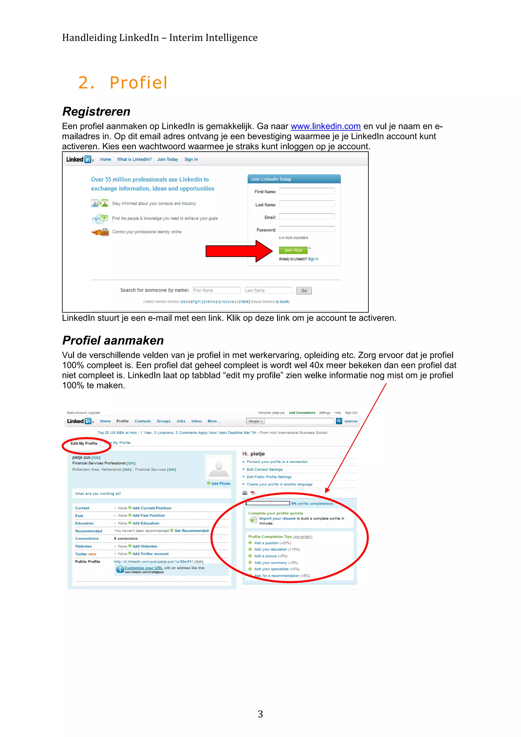 Handleiding%20 linkedin%20ii | PDF