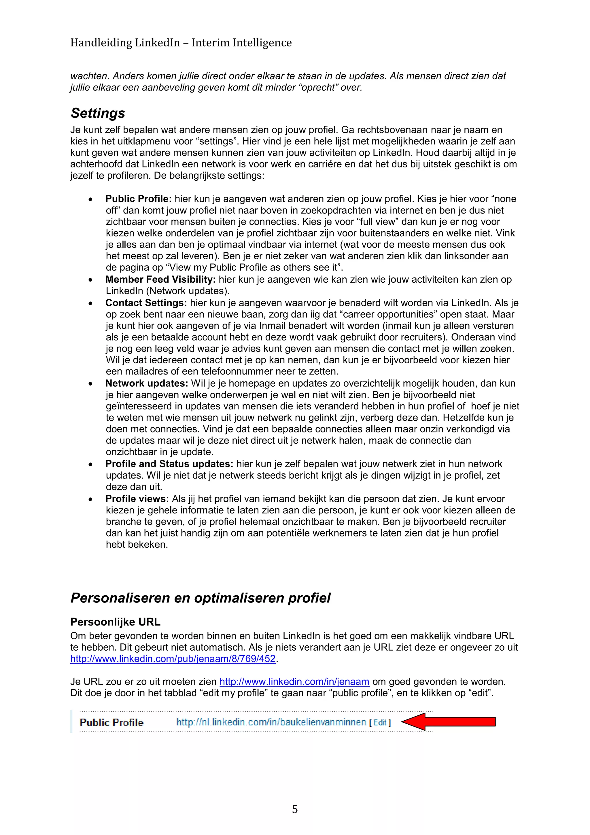 Handleiding%20 linkedin%20ii | PDF