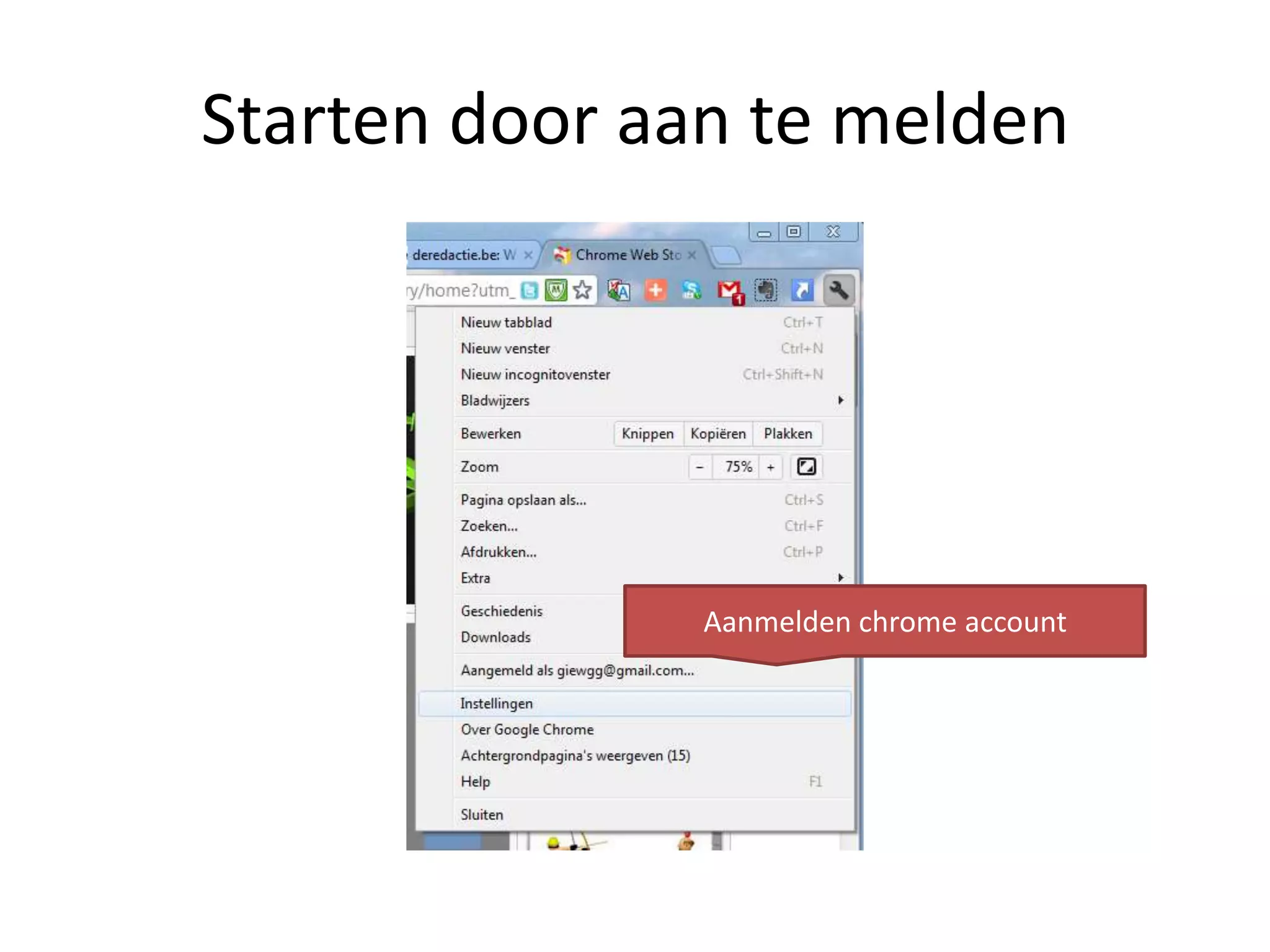 Handleiding chrome browser | PPTX
