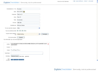 Handleiding Digitale Checklisten | PPT