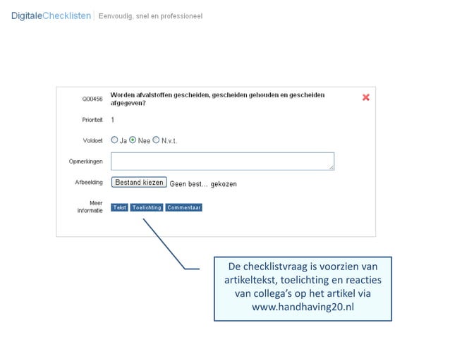 Handleiding Digitale Checklisten | PPSX
