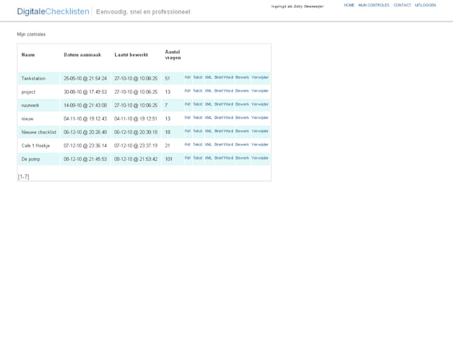 Handleiding Digitale Checklisten | PPSX