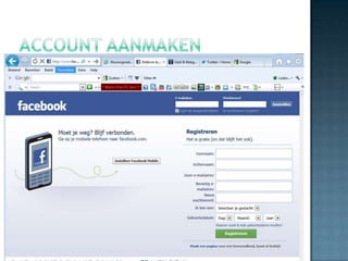 Handleiding facebook | PPTX