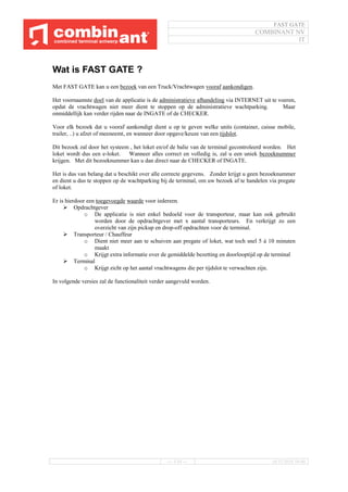 Handleiding fast gate 1 0 website | PDF