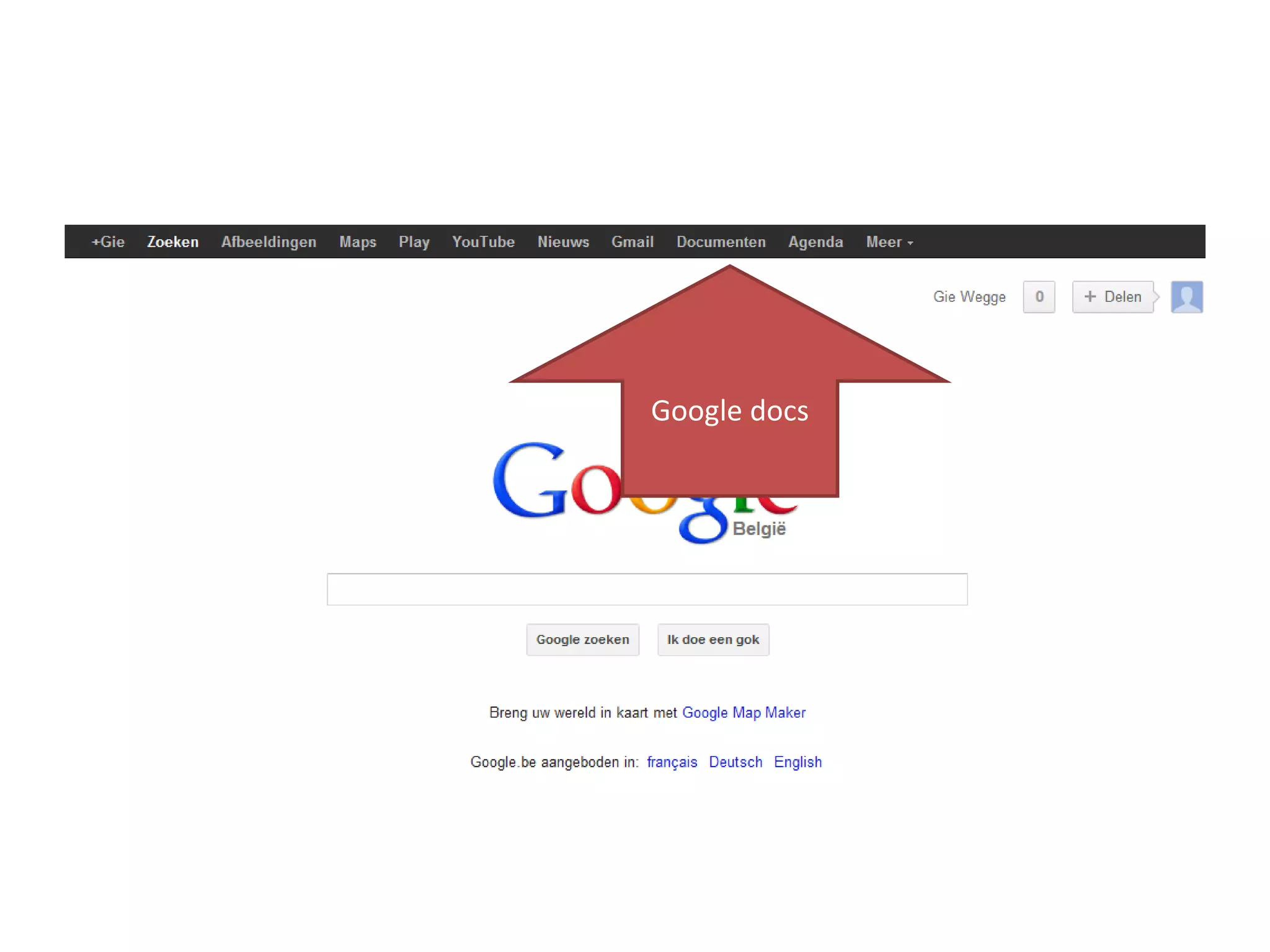 Handleiding google docs | PPTX