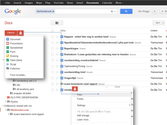 Handleiding google docs | PPTX