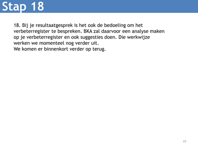 Handleiding Lelie Zorggroep melding verbeterregister bekijken | PPT
