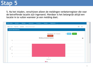 Handleiding Lelie Zorggroep melding verbeterregister bekijken | PPTX