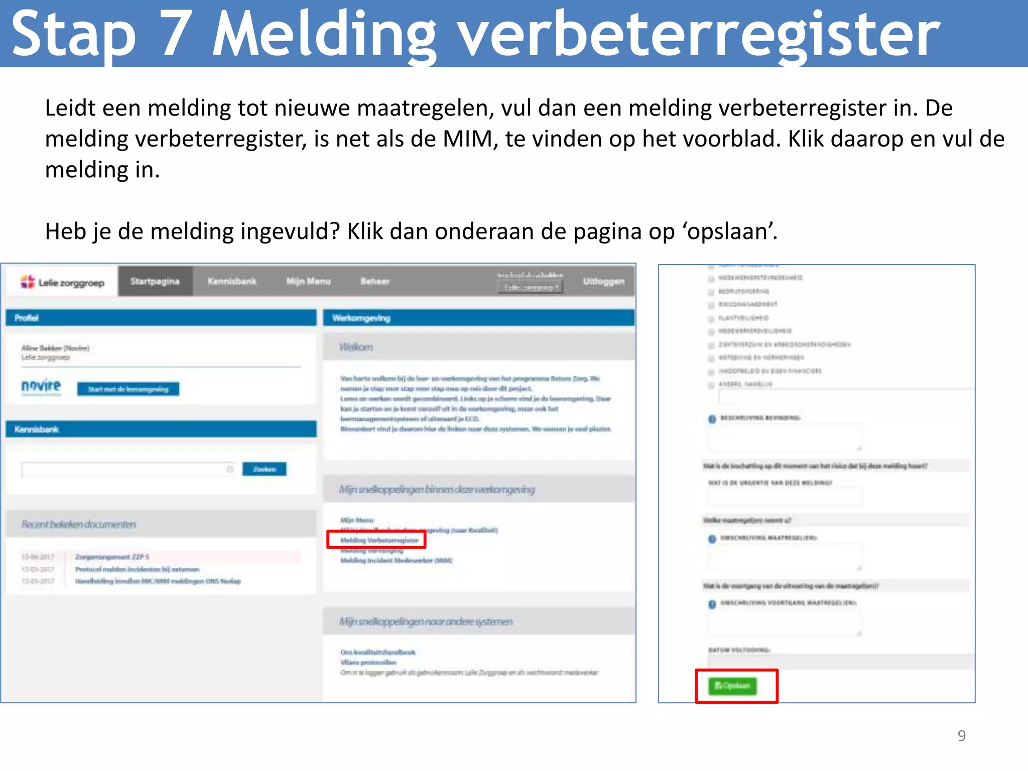 Handleiding Melding Incident Medewerker | PPTX