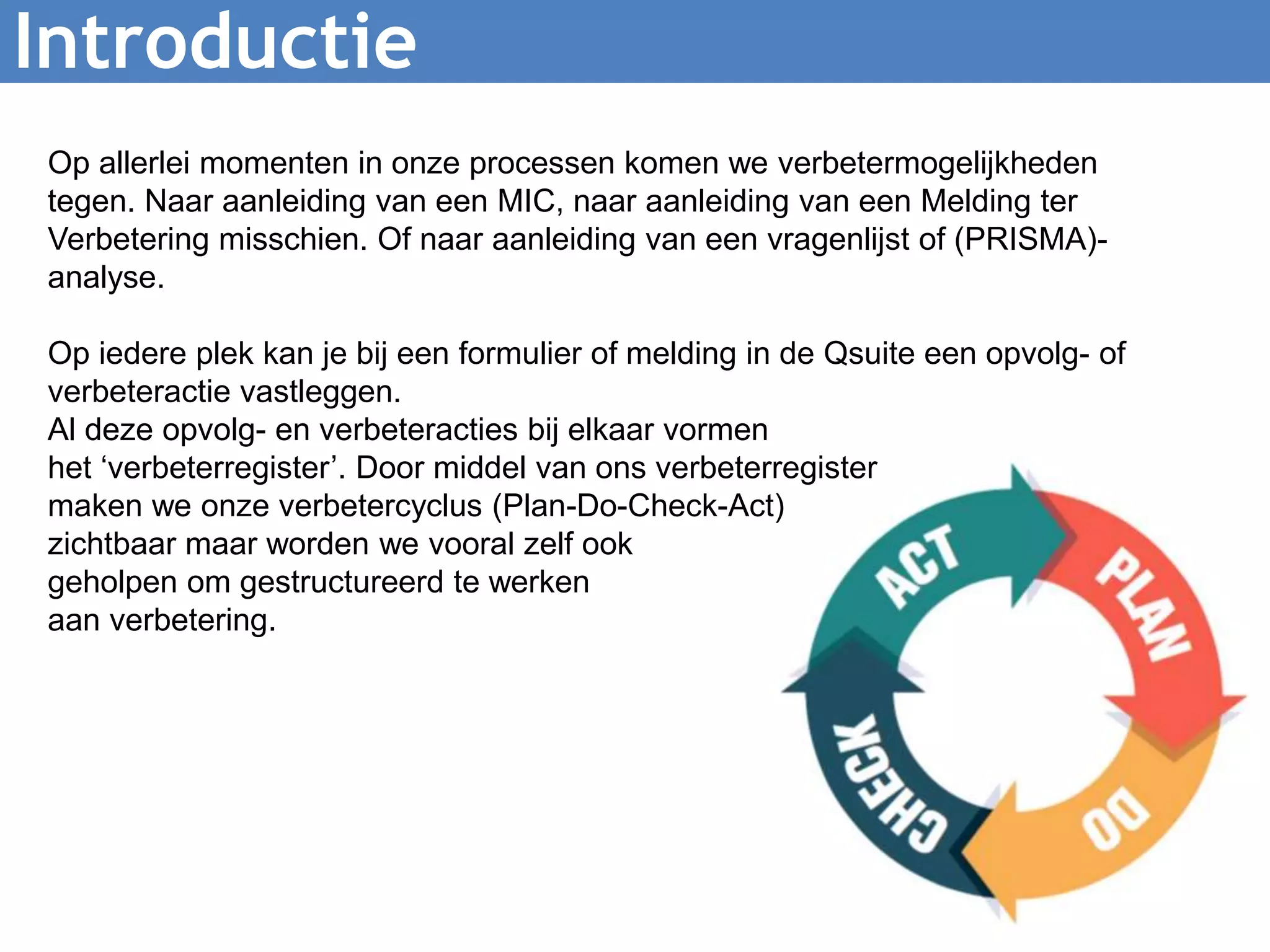 Handleiding Lelie Zorggroep Verbeterregister | PPT
