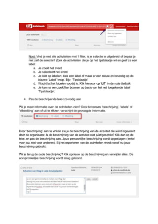 Handleiding tipsrapporten | PDF