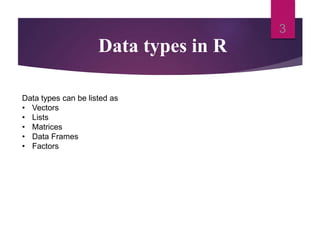 Handle list in r | PPT