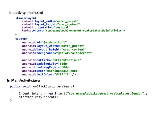 Handler declaration in layout | PDF