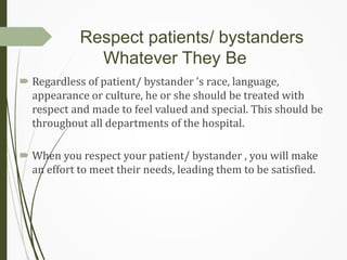 Handle the complaints in hospital | PPTX