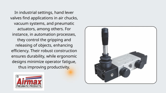 Hand Lever Valve Manual Control for Fluid Flow Systems | PPTX