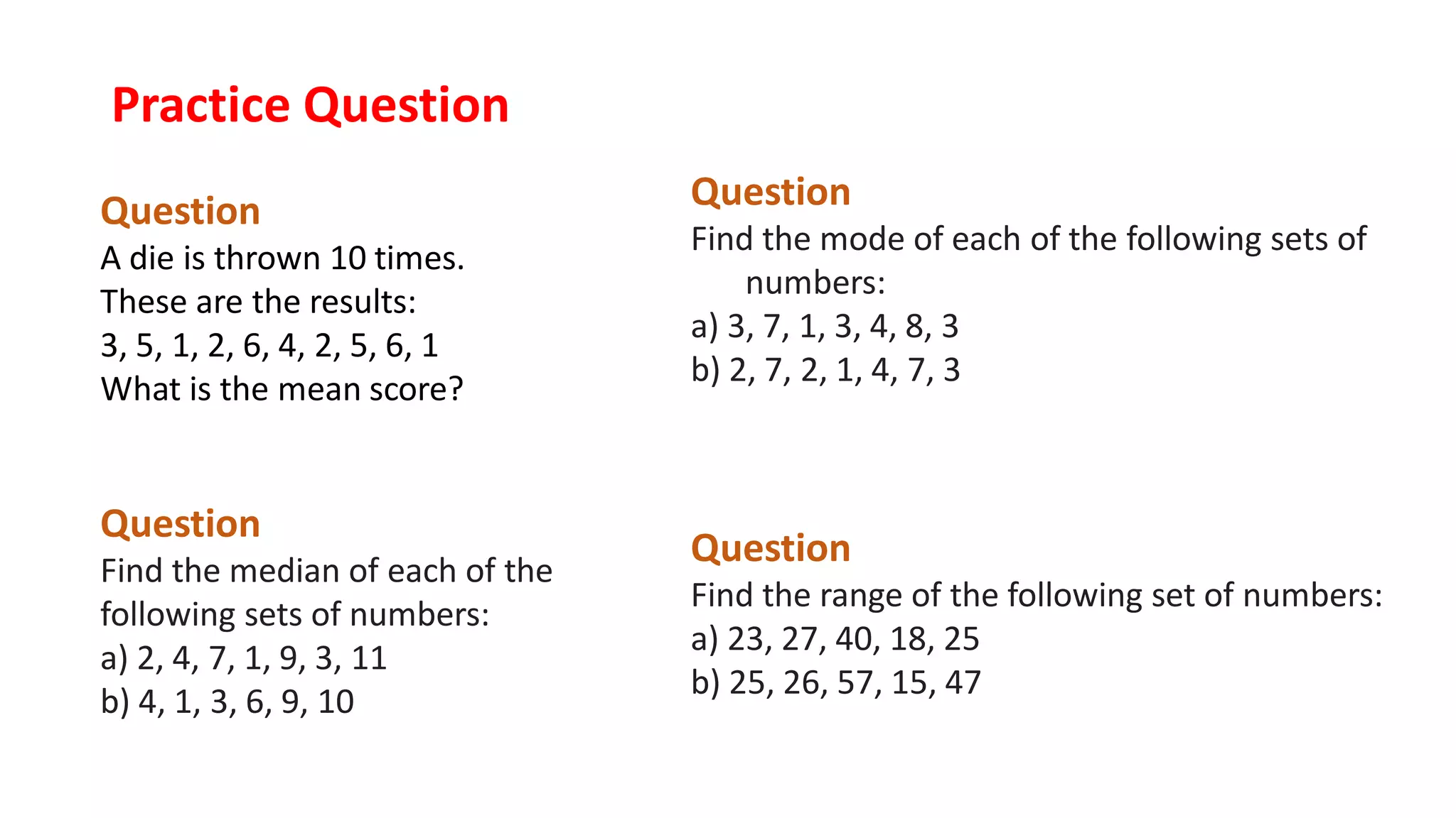 FS Maths Level 2 - July 8, 2023 (Handling information and data). | PPT
