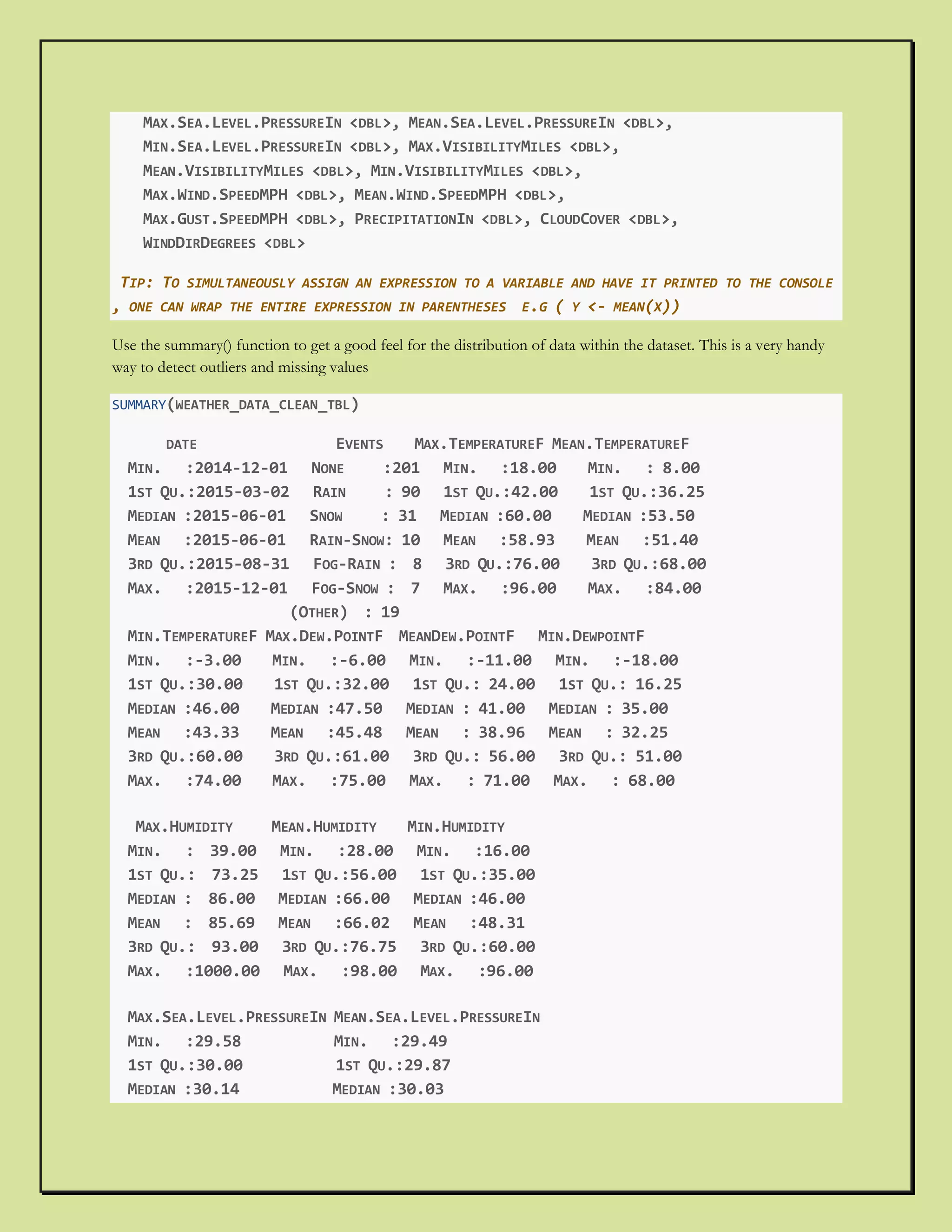 Handling missing data and outliers | PDF Handling missing data and outliers | PDF