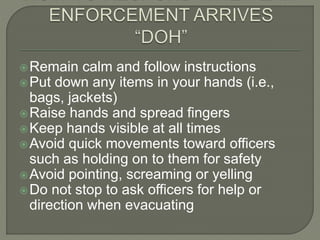 Guidance for Handling an Active Shooter Event | PPTX