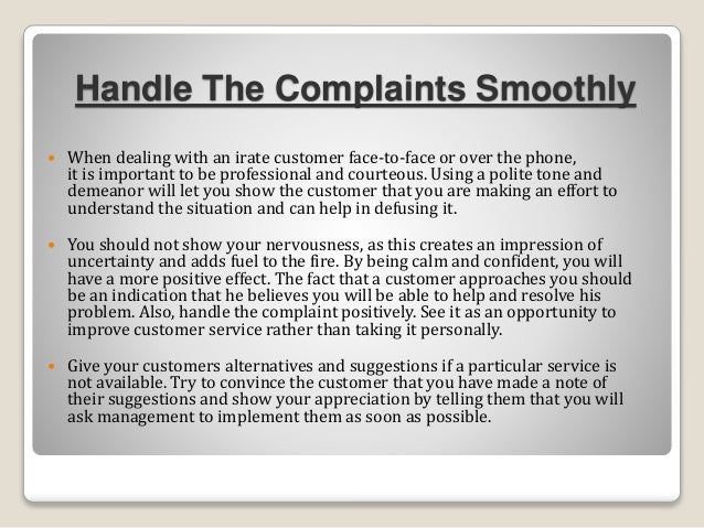 How to Handle Guest with Complaints in Hotel