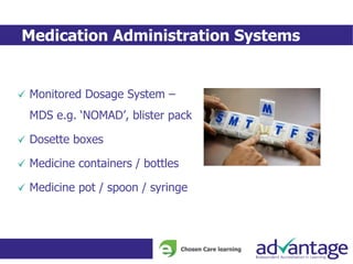 Handling and administration of medicines | PDF
