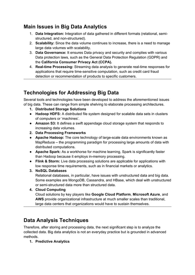 Handling and Analyzing Big Data_ A Professional Guide | PDF