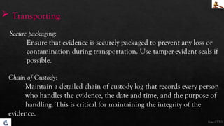 Handling and Preservation of Biological Evidence -hair and fiber.pptx ...