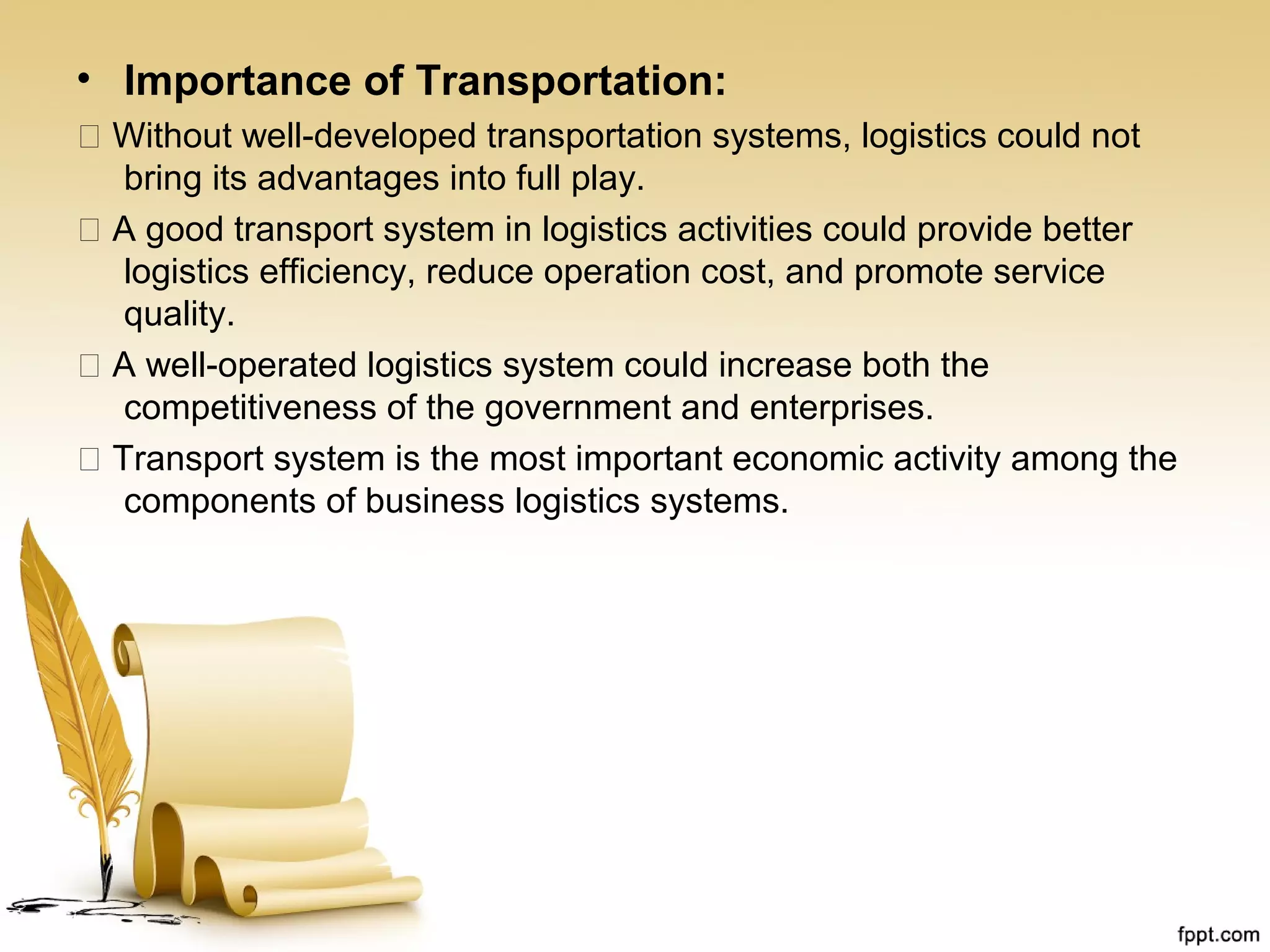 Handling and transportation | PPT
