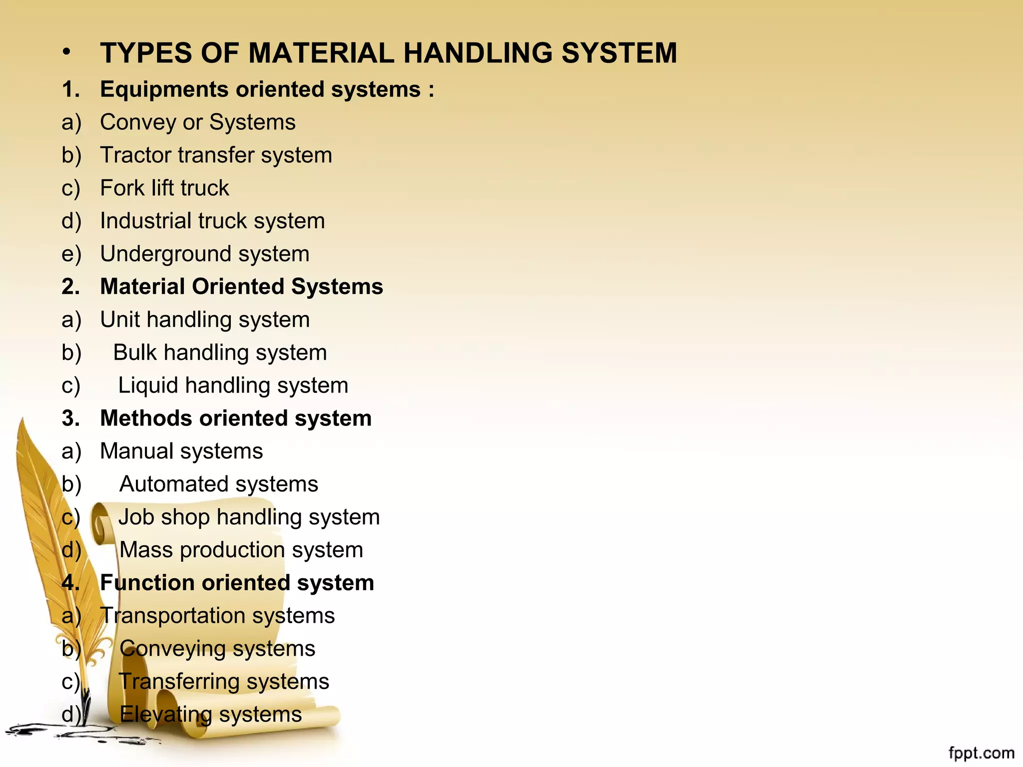 Handling and transportation | PPT