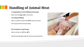 HANDLING AND TRANSPORTATION OF ANIMAL MEAT.pptx