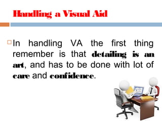 Handling a visual aid and art of sampling | PPT